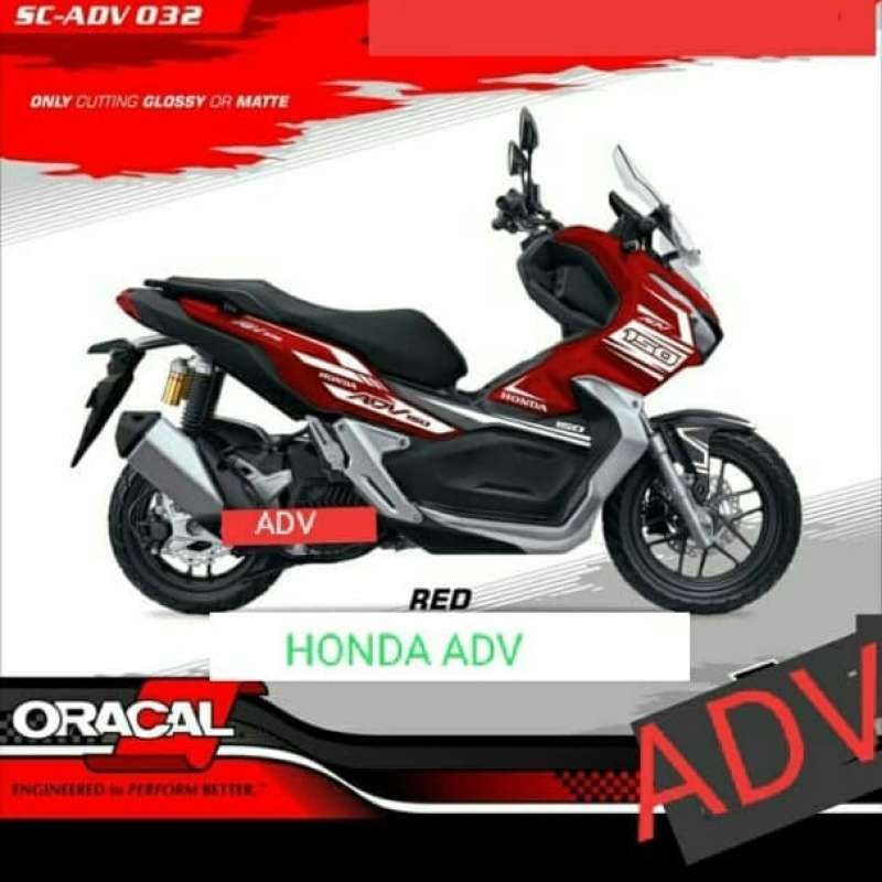Promo CUTTING STICKER HONDA ADV 150 STICKER PUTIH Diskon 33% di Seller ...