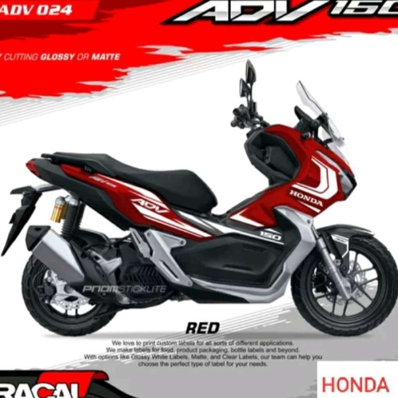 Promo CUTTING STICKER HONDA ADV 150 STICKER PUTIH Diskon 33% di Seller ...