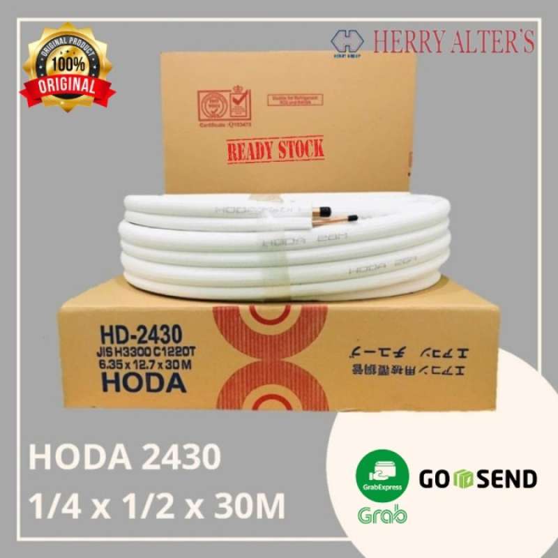 Promo Pipa Tembaga Ac Hoda 1/4 X 1/2 X 30m Diskon 3% Di Seller Hazelika ...