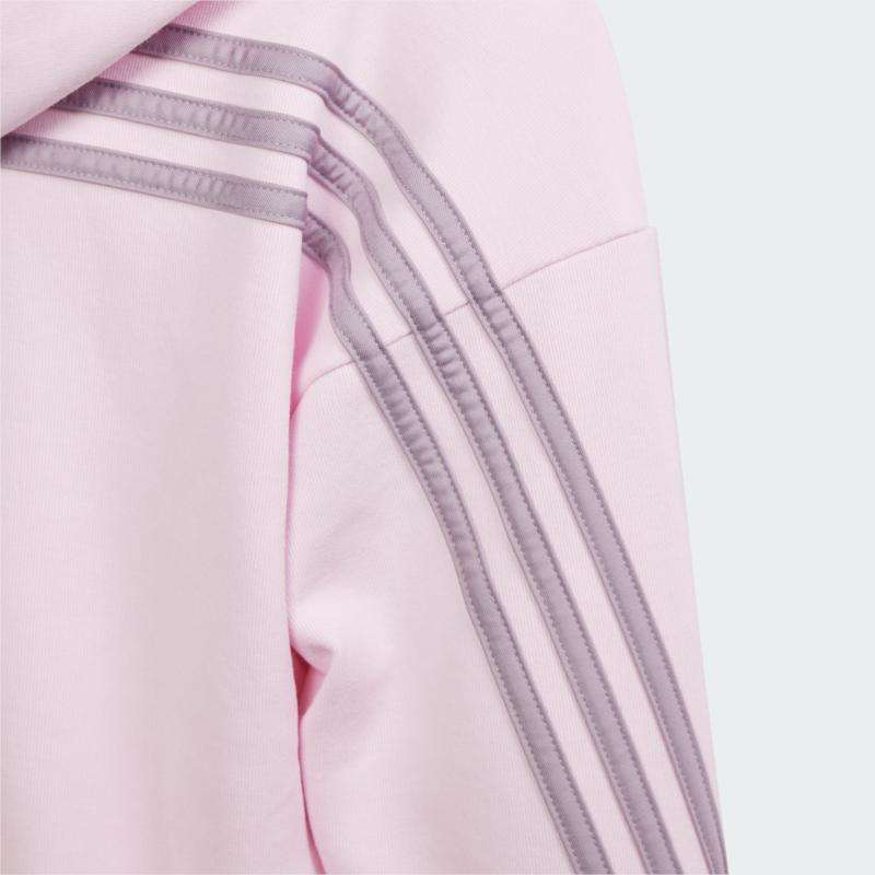 Promo adidas Junior Future Icons 3-Stripes Full-Zip Hoodie Clear Pink ...