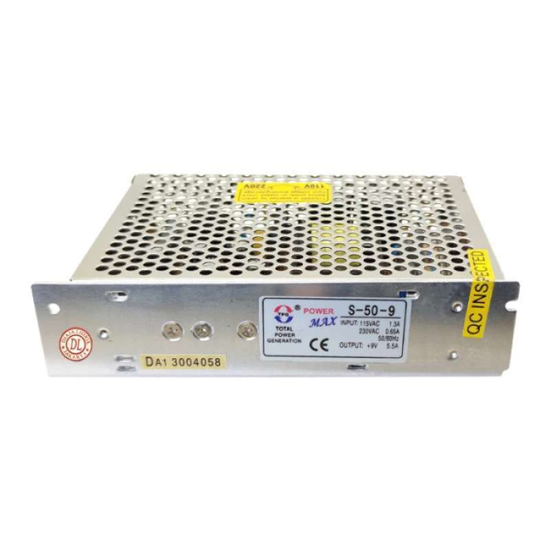 Promo Power Supply Single Output TPG S-50-9 9V DC 5.5A Diskon 23% di Seller Lixia Store ...
