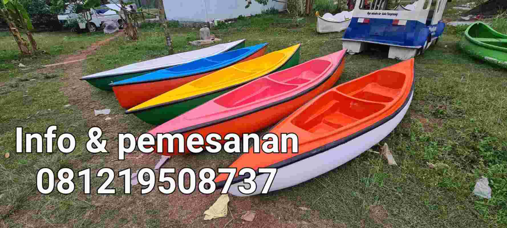 Jual Readystock!!! perahu fiberglass kano double kapasitas 2 orang ...