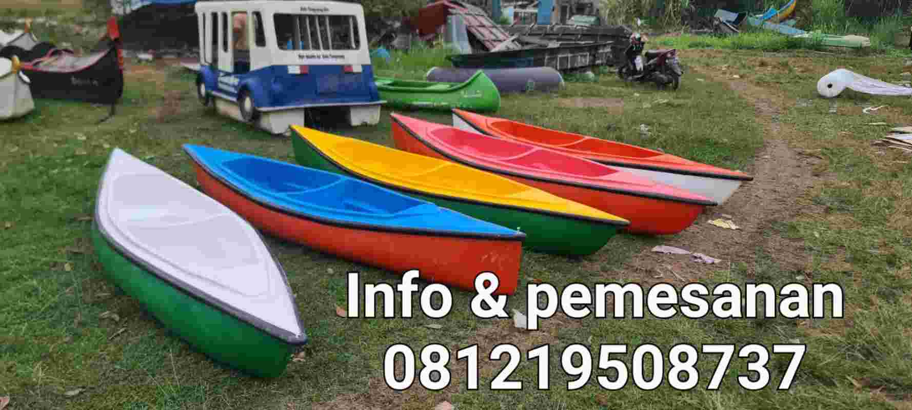 Jual Readystock!!! perahu fiberglass kano double kapasitas 2 orang ...