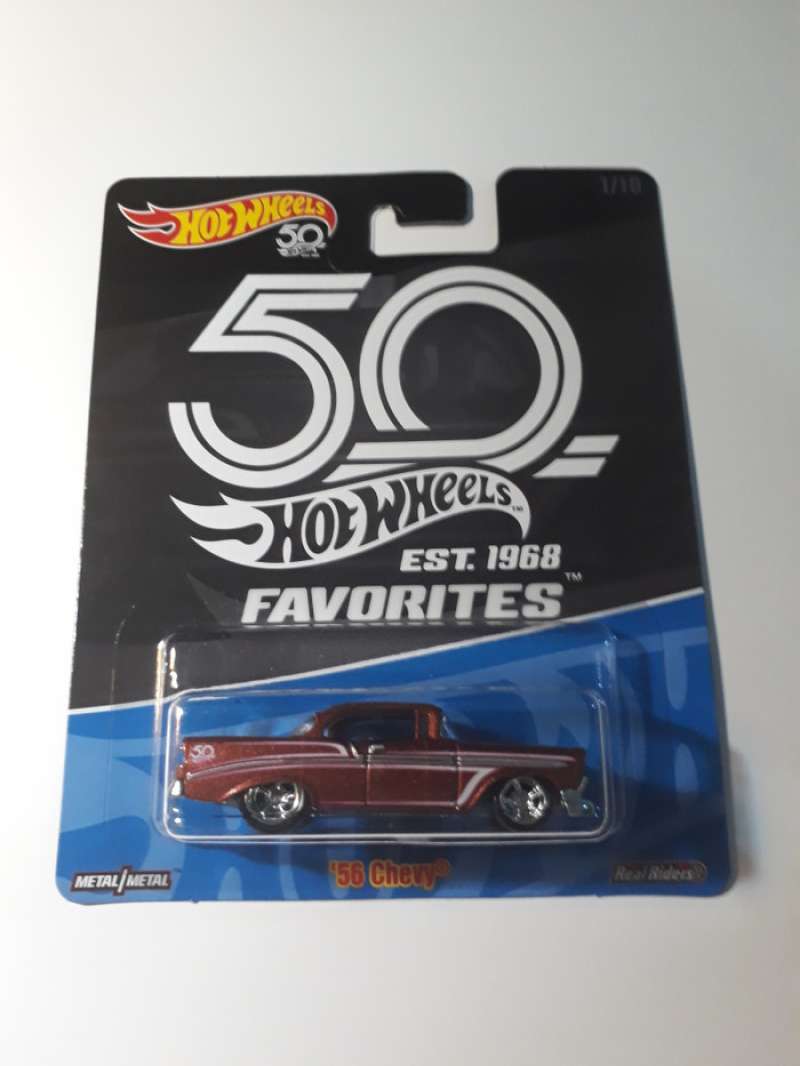 Promo Hot Wheels Hotwheels 50th Favorites - 56 Chevy Diskon 23% di ...