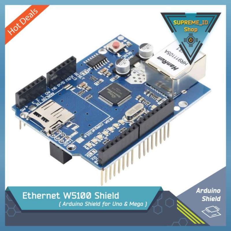 Promo Ethernet W5100 Shield Module For Arduino Diskon 23% Di Seller Rocho Store - Kebon Kacang ...