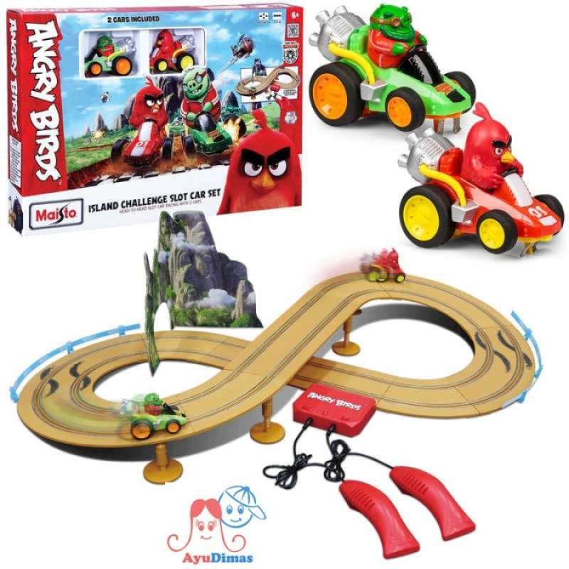 Promo Maisto Angry Birds - Island Challenge Slot Car Set Diskon 23% di ...
