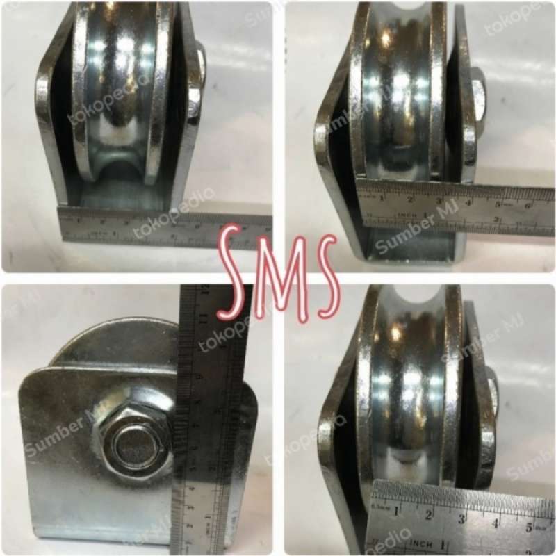 Promo Roda Pagar Heavy Duty Model Ukuran 4 inch Diskon 23% di Seller ...