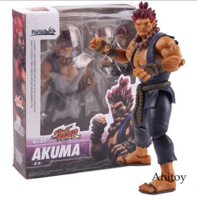 Promo Shf Akuma Street Fighter S. h. figuarts Non Bandai Action Figure ...