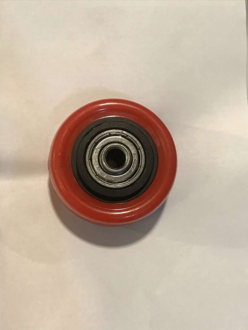 Promo Roda PU Merah Double Bearing 2 inch Wheel Only Diskon 23% di ...