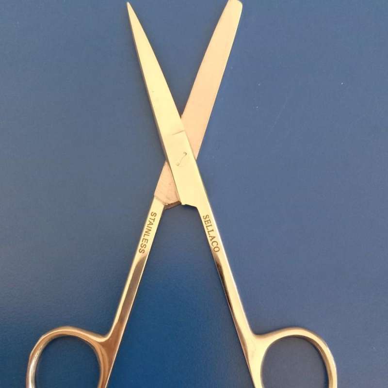 Jual Gunting Tajam Tumpul Lurus / Operating Scissor Straight Sharp ...