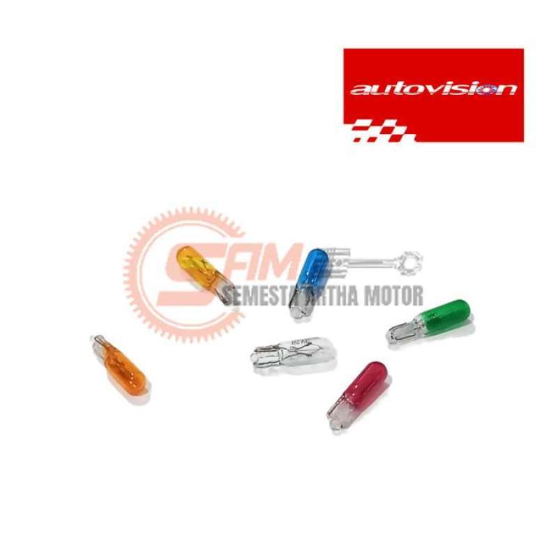 Jual Bohlam Speedometer T5 Autovision Lampu Colok Kilometer Tancap ...