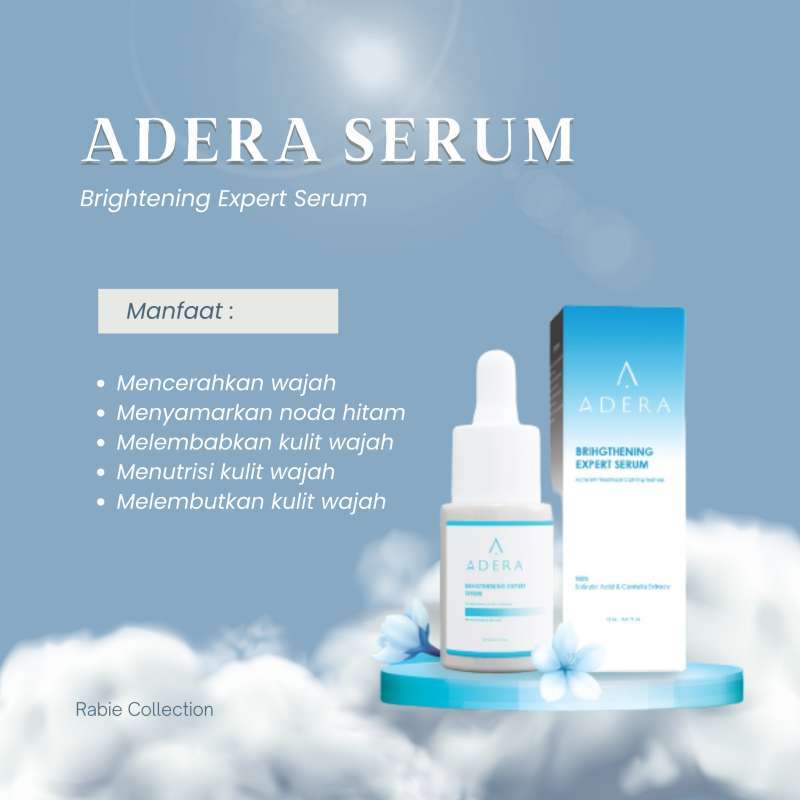 Promo Adera Brightening Serum Mencerahkan Wajah Pria Dan Wanita 20ml Diskon 19% Di Seller Rabie ...