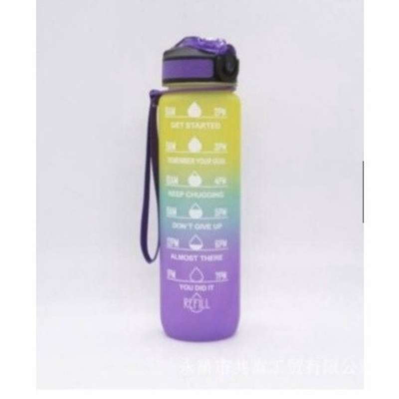 Jual botol sultan /kekinian 1l viral bpa free / free packing bubblewrap ...