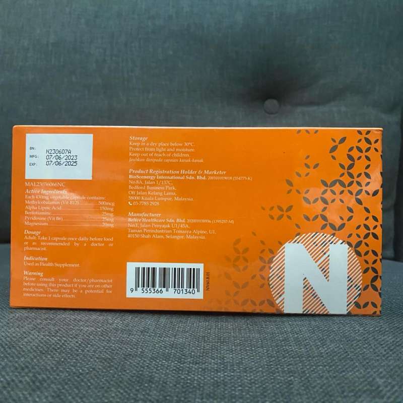 🎉 Jual Neuvital 60 Capsules Di Seller Healthy Mart - Komplek Ruko ...