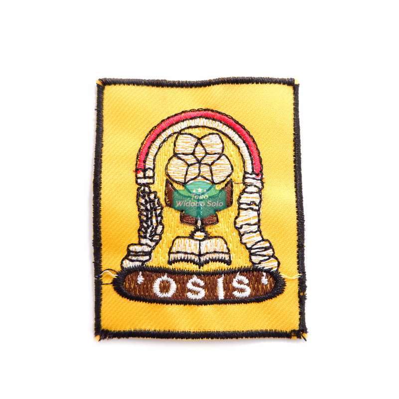 Jual Bed OSIS SLTP SMP Bordir Kuning 6x7,5cm (Bet Badge Logo) - 1 Buah ...