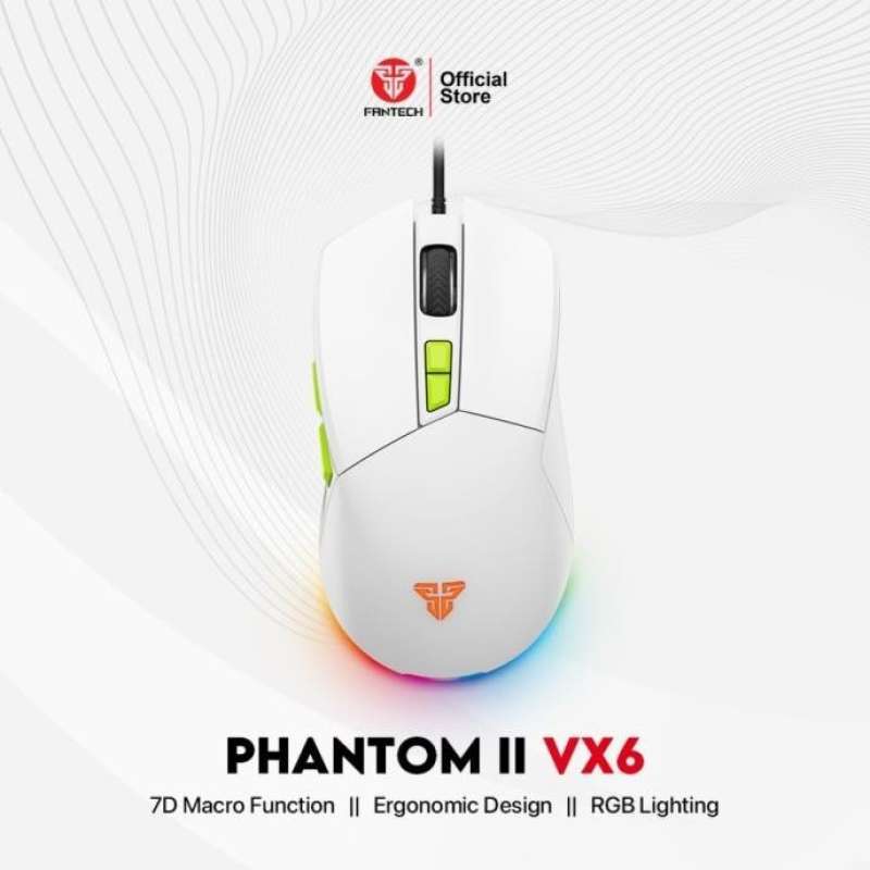 Promo Fantech Vx6 / Vx-6 Phantom Ii Gaming Wired Macro Rgb #Gratisongkir Diskon 23% di Seller ID ...