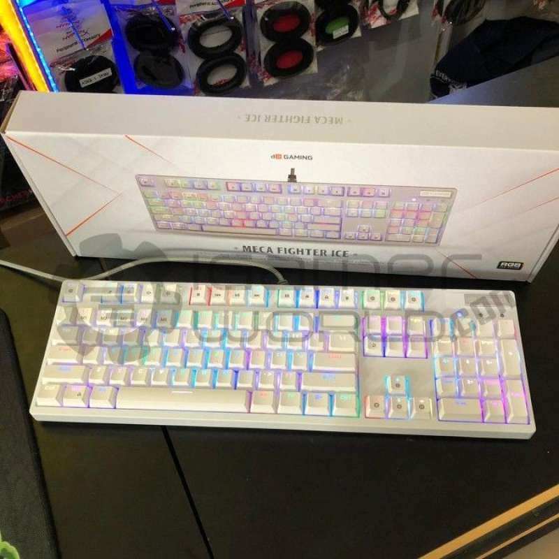 Promo DA Meca Fighter ICE Fullsize RGB Mechanical Gaming Keyboard ...
