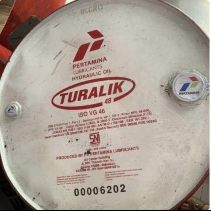 Promo Oli Hidrolik Pertamina Turalik 48 Iso Vg46 (5 Liter) Termurah ...
