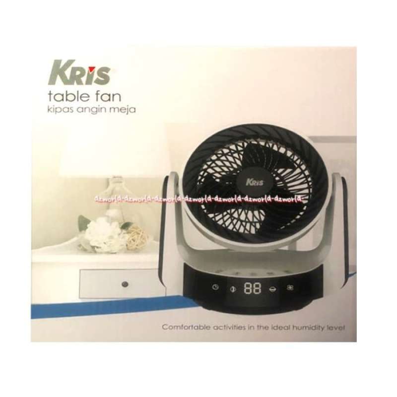 Promo Kris Table Fan FSQ-MF08F Kipas Angin Meja Pake Remote Control ...