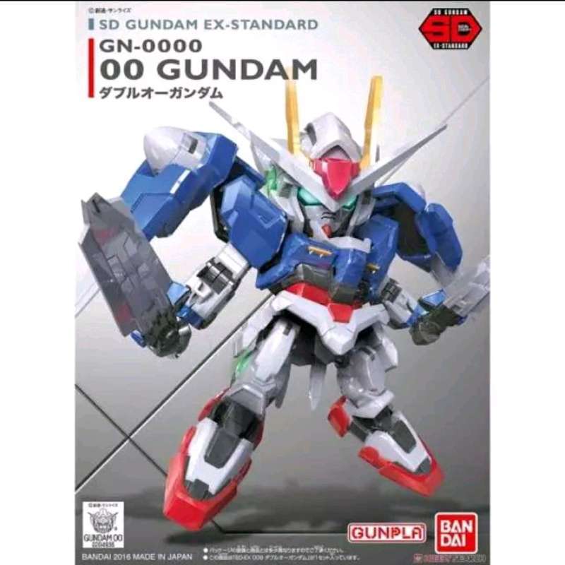 Jual BANDAI GUNPLA 00 GUNDAM GN-0000 SD EX-STANDARD MECHA MODEL KIT ...