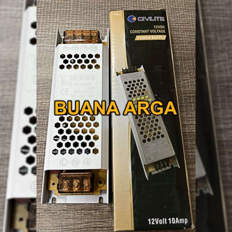 Promo Driver LED Strip 120W 12V 10A Civilite Diskon 23% di Seller ...