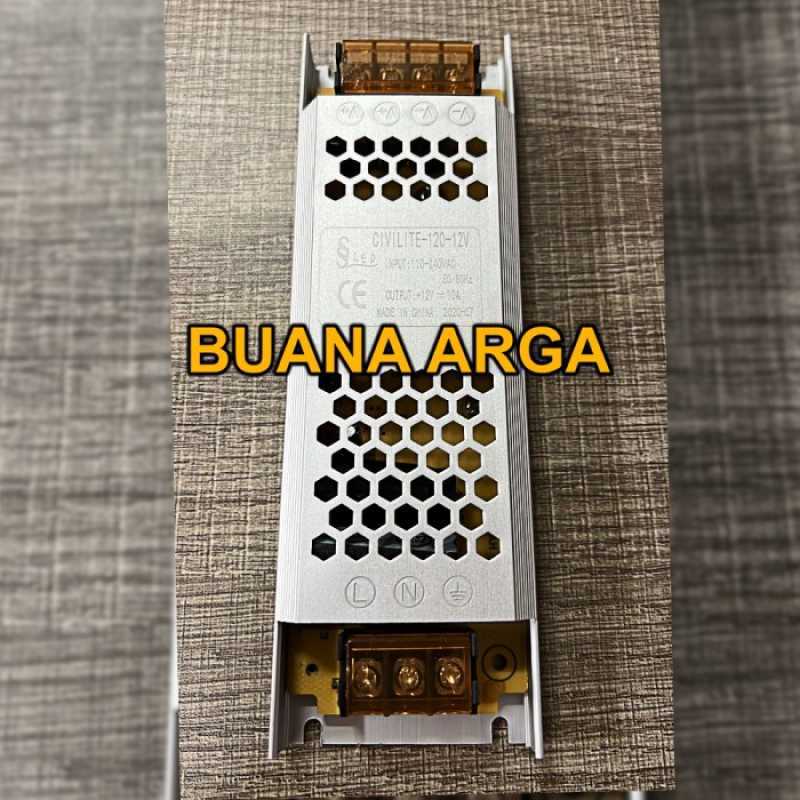 Promo Driver LED Strip 120W 12V 10A Civilite Diskon 23% di Seller ...