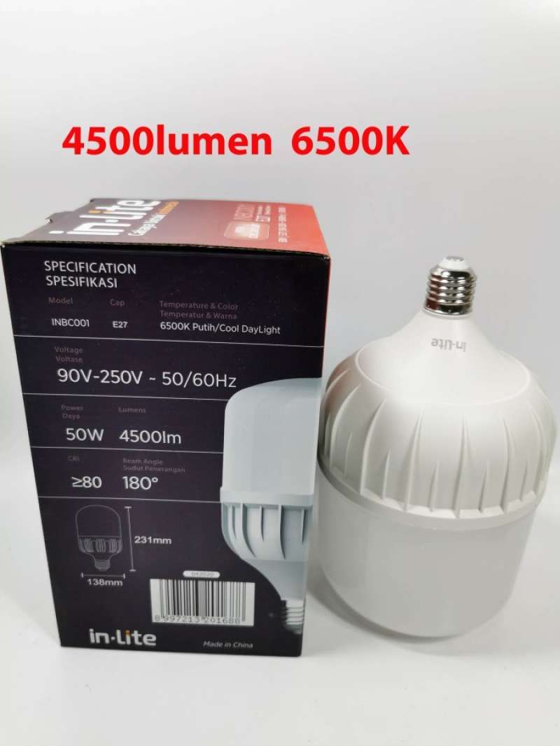 Promo cahaya putih lampu led capsule 50w merk in-lite inlite in lite 1 thn Diskon 23% di Seller ...