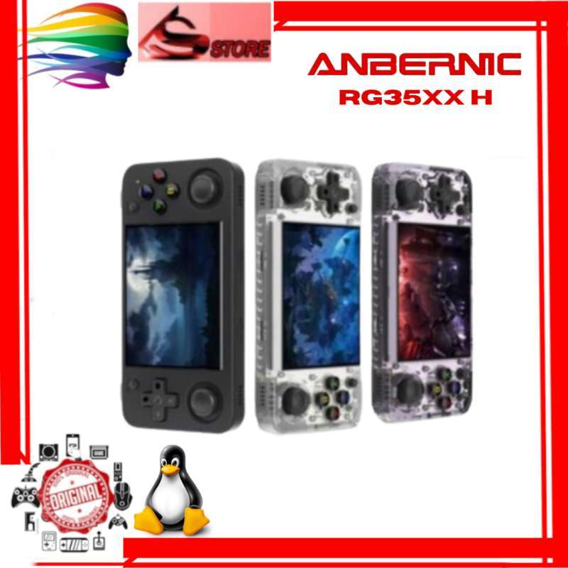 Promo ANBERNIC RG35XX H Portable Handheld Retro Game Console Sdcard ...