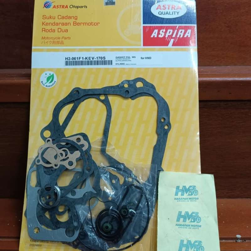 Jual Paking Gasket Full Set Supra ASPIRA H2-061F1-KEV-170S di Seller Harapan Motor Bekasi ...