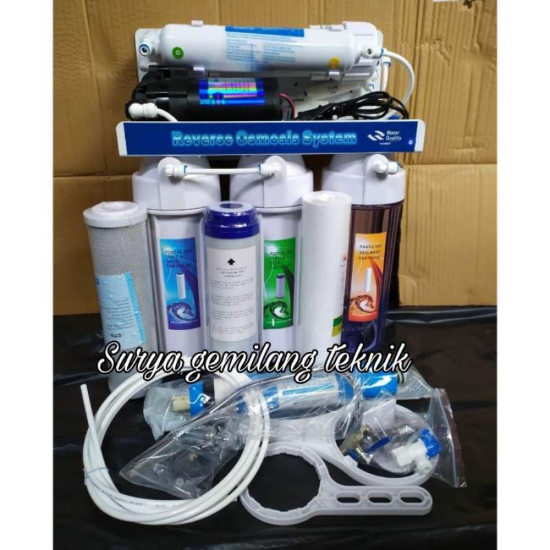 Promo Mesin RO 100 GPD / Reverses Osmosis 100GPD 5Stage / Filter Air Minum Diskon 23% di Seller ...