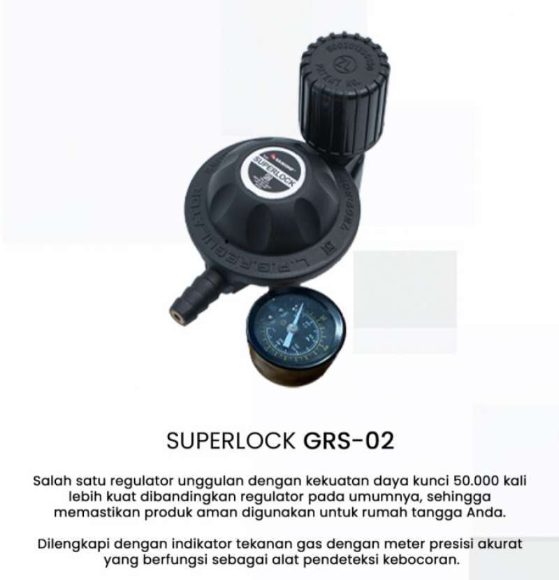 Promo Superlock Grs-01 Regulator Meter Tekanan Rendah Diskon 23% Di ...