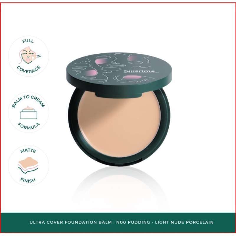 Jual Luxcrime Ultra Cover Foundation Balm - N00 Pudding Di Seller Intan ...