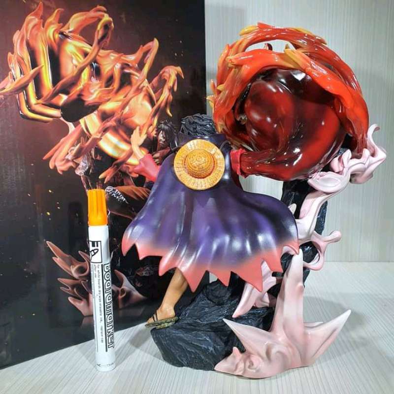 Jual mainan static figure one piece monkey d luffy fire big punch ...