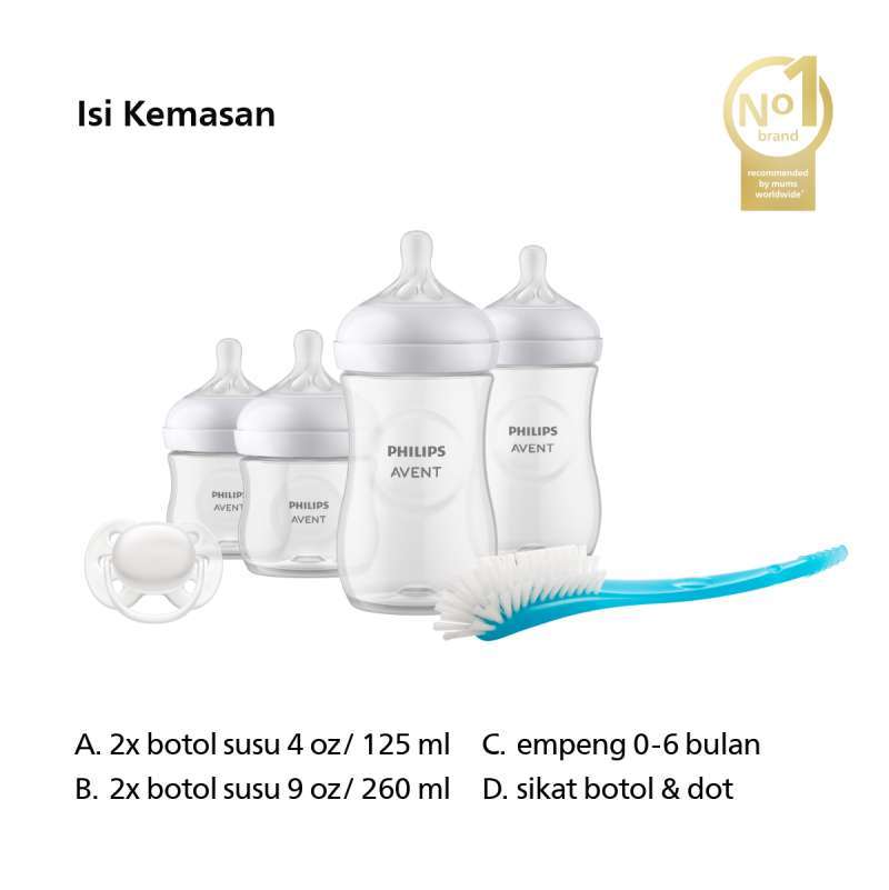Promo Philips Avent Basic Start Set Natural 3.0 Scd838/11 Set Botol ...