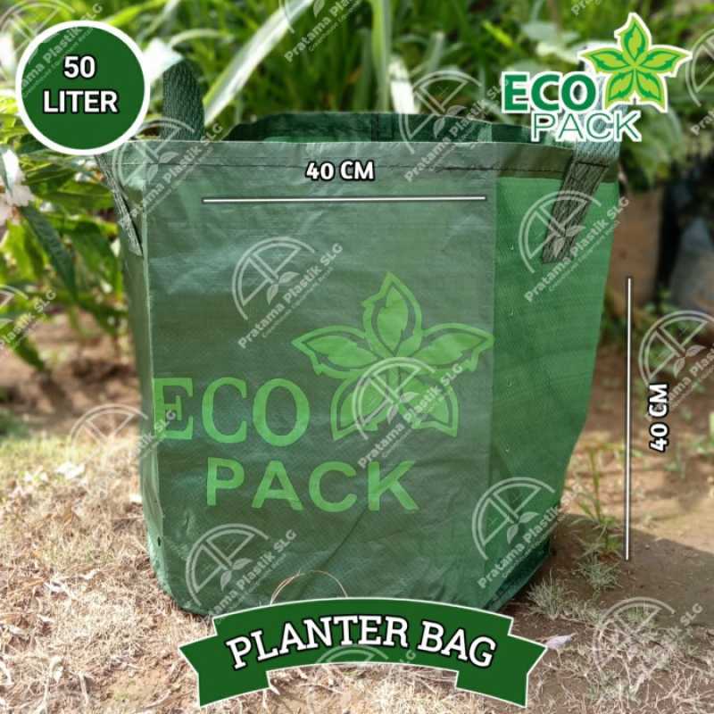Jual Planter Bag 50 Liter Hijau Pot Tanaman Planterbag di Seller Pratama Plastik SLG - Kalipuru ...