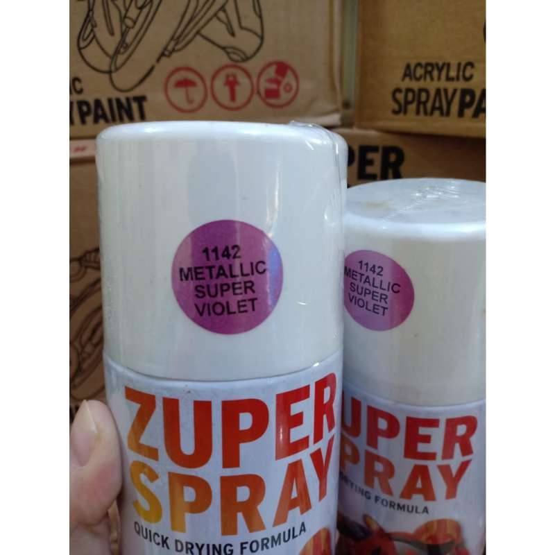 Jual Zuper Spray Paint Pilok Pilox Cat Semprot Warna Metallic 300ml ...