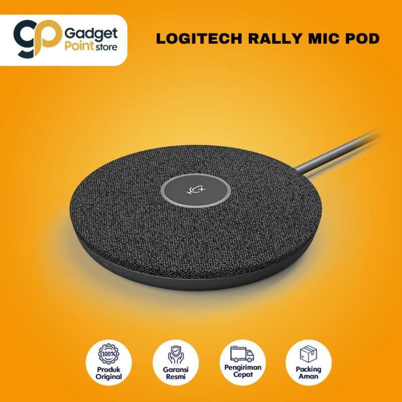 Promo Logitech Rally Mic Pod Diskon 23% Di Seller Azurestore - Kebon Kacang, Kota Jakarta Pusat ...
