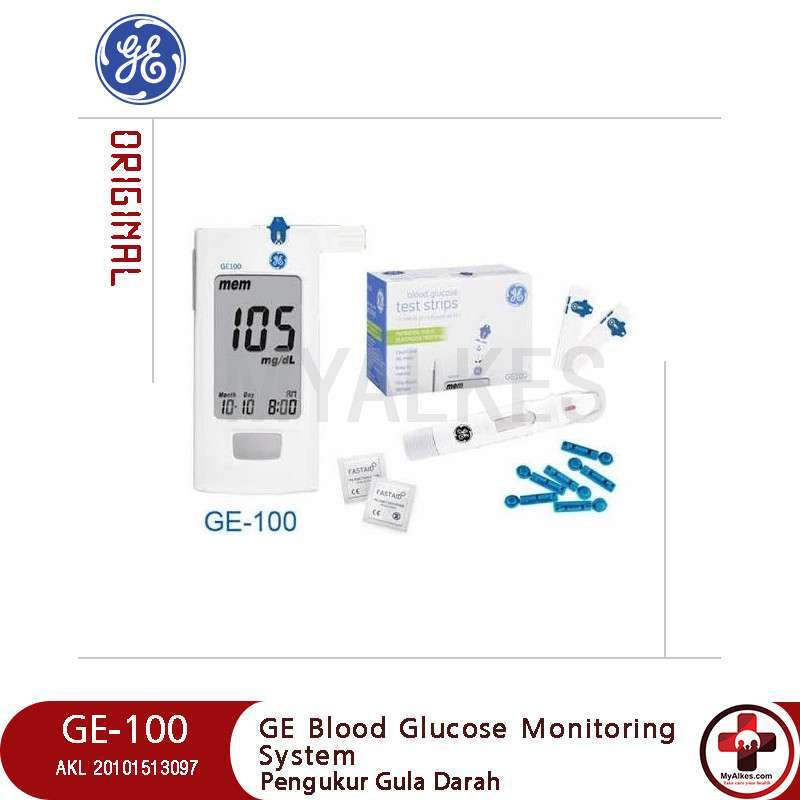 Jual Ge100 Alat Cek Gula Darah / Blood Glucose Monitoring Di Seller ...