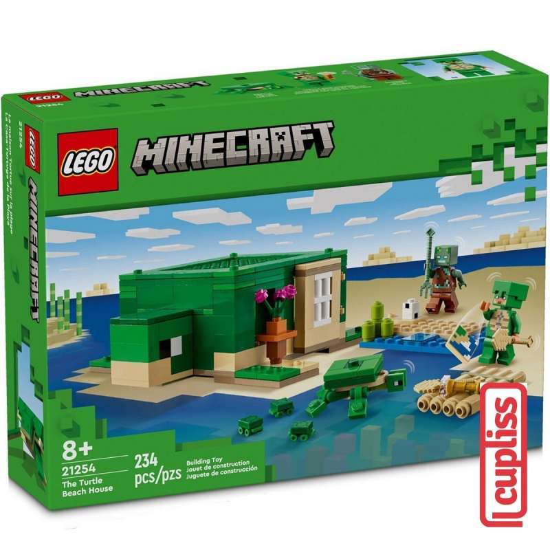 Jual LEGO Minecraft 21254 The Turtle Beach House di Seller Cupliss ...