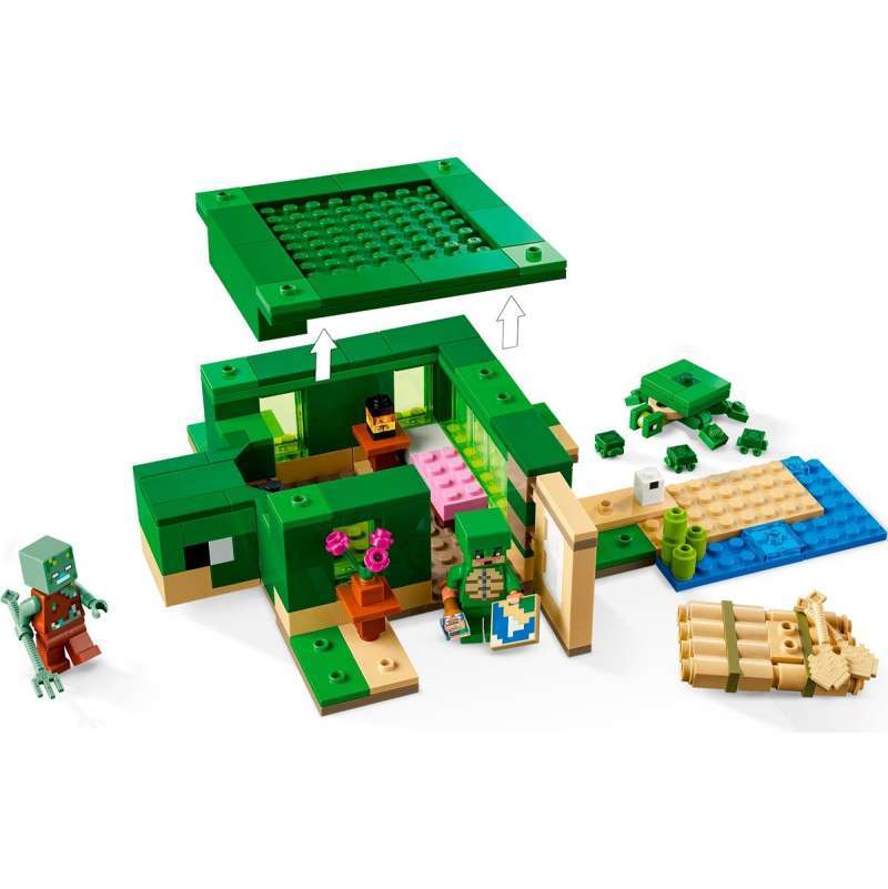 Jual LEGO Minecraft 21254 The Turtle Beach House di Seller Cupliss ...