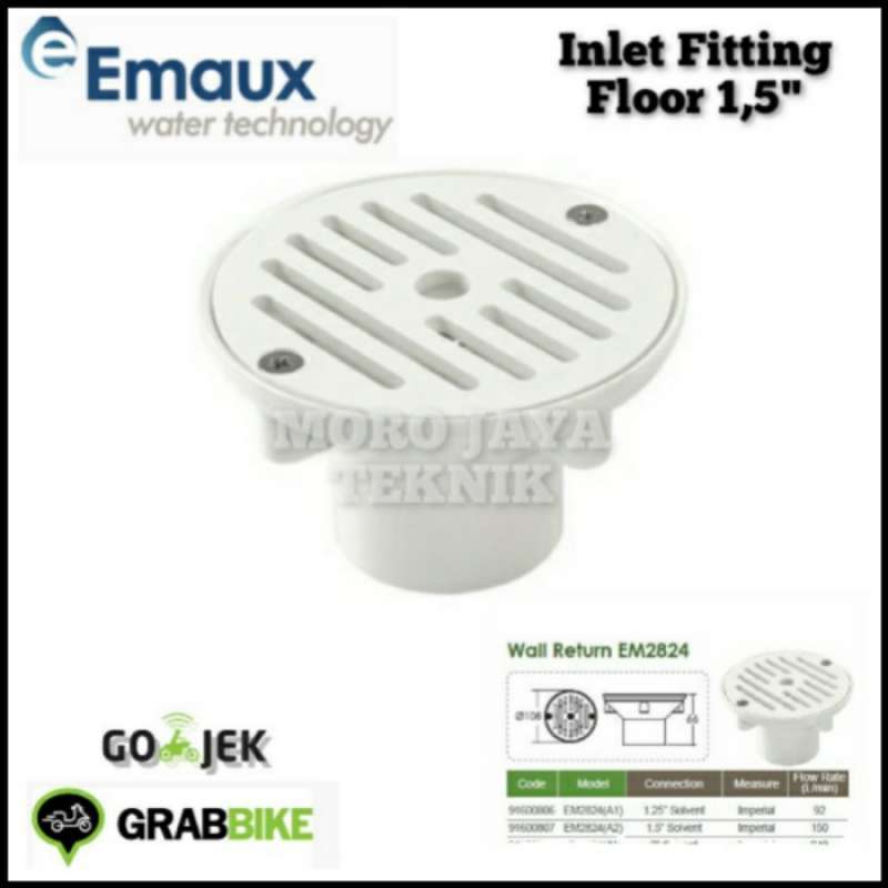 Promo Inlet Fitting kolam Renang 1,5in / Wall Return Emaux Em2824 1,5 ...