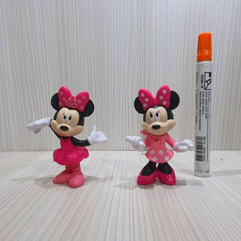 Jual Mainan Static Figure Mickey Minnie Miki Mini Mickey Mouse Family ...