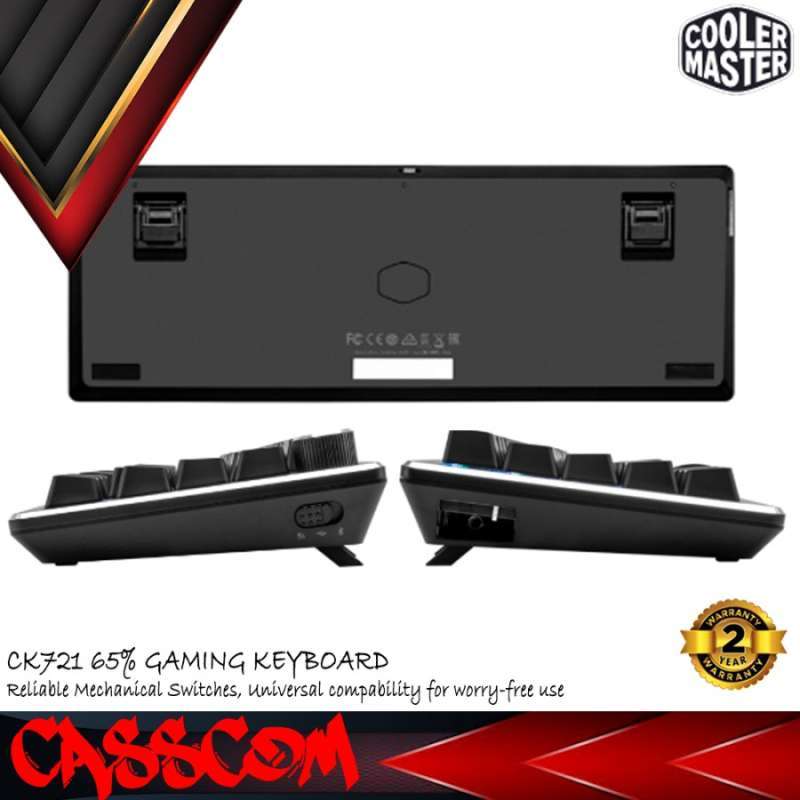 Jual Cooler Master CK721 65% RGB Hybrid Mechanical Gaming Keyboard ...