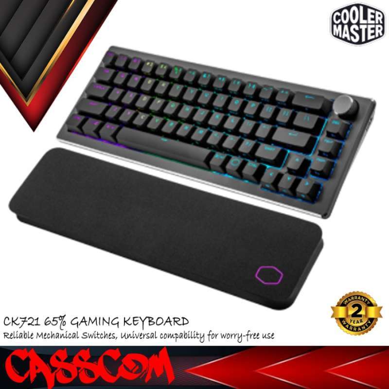 Jual Cooler Master CK721 65% RGB Hybrid Mechanical Gaming Keyboard ...