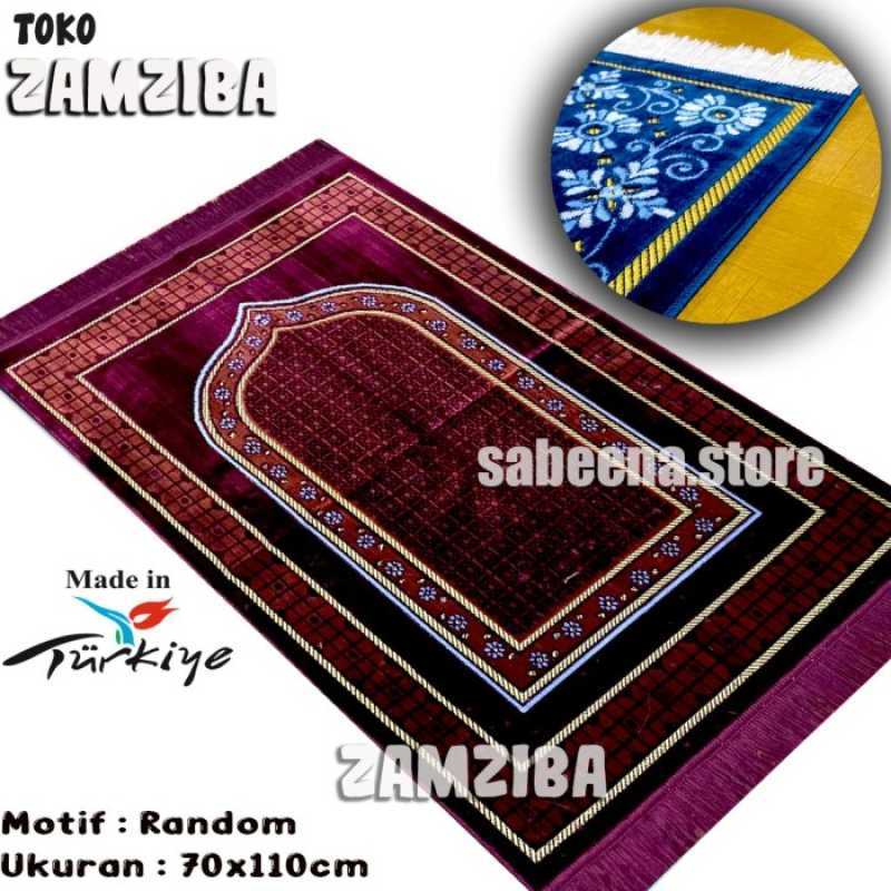 Jual Sajadah Tebal Premium Ukuran 70cm X 110cm Sajadah Bulu Tebal ...