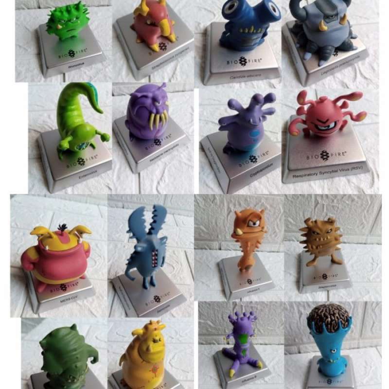 Promo MINIATUR VIRUS BAKTERI LIMITED EDITION BUAT PAJANGAN-STUDI ...