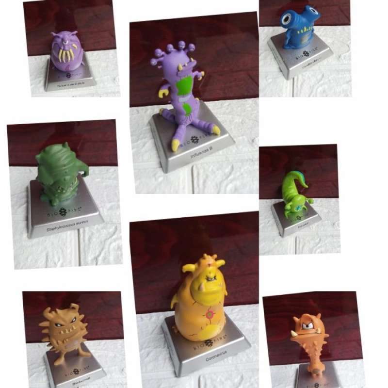 Promo MINIATUR VIRUS BAKTERI LIMITED EDITION BUAT PAJANGAN-STUDI ...