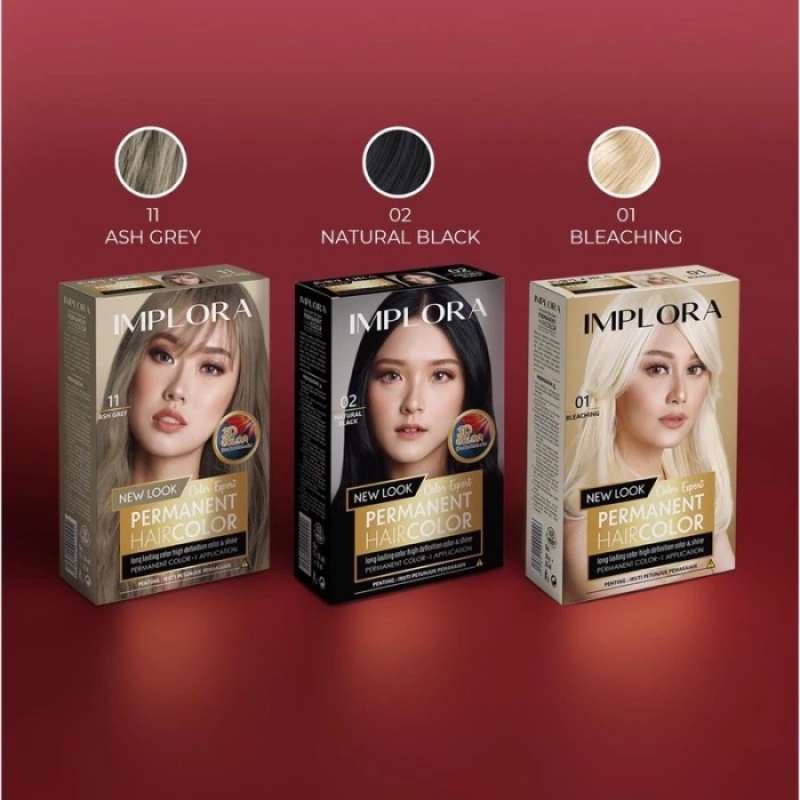 Jual implora new permanent hair color 01 sampai 10 - 5. Brown di Seller ...