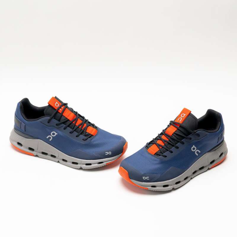 Promo ON Cloudnova Form Low Top Sneakers Denim Red Men Diskon 30% di ...