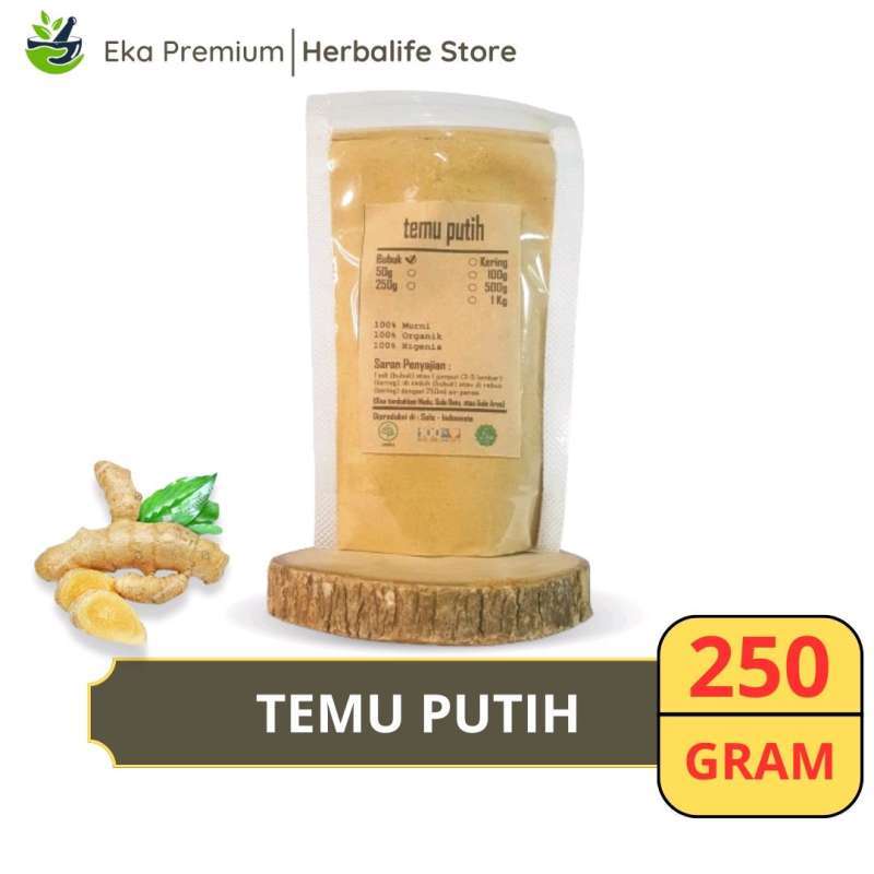 Promo TEMU PUTIH BUBUK Kering Ramuan Rempah Herbal Asli Jamu Minuman ...